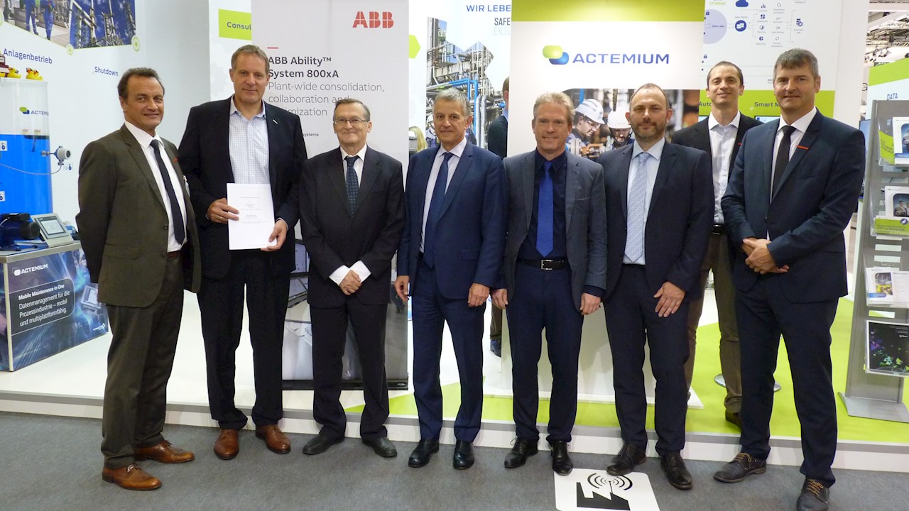 ABB Control Technologies and Actemium sign global cooperation agreement
