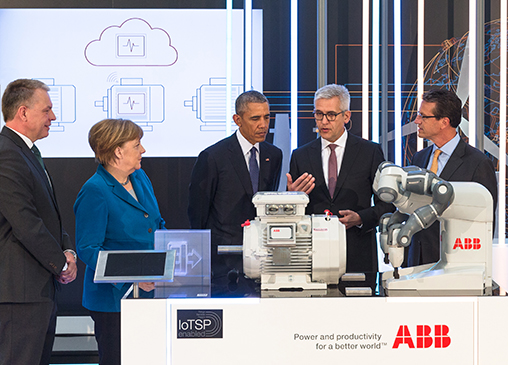Innovative Digitaltechnik von ABB inspiriert Obama und Merkel auf der ...