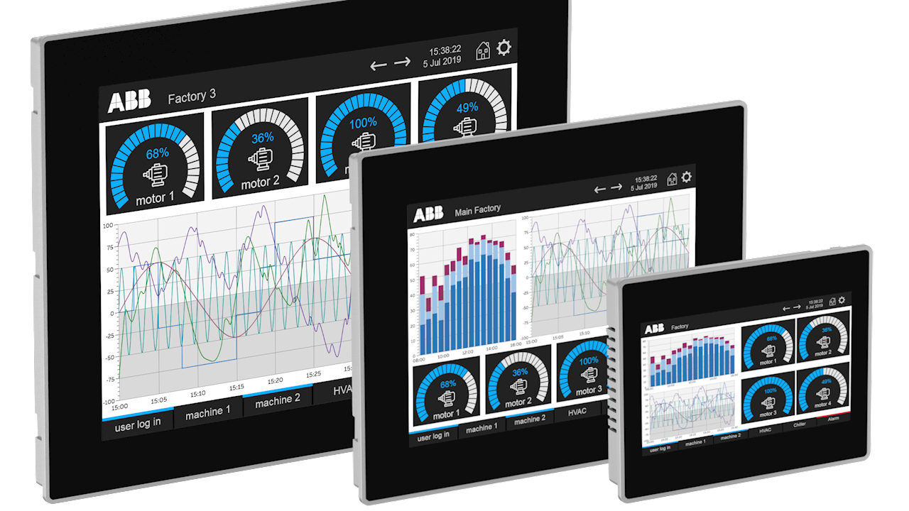 Neu: Die zweite Generation der CP600 Bedienpanels bietet HMIs für zahlreiche Anwendungen | ABB