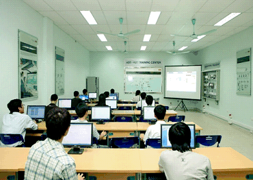 Hand-over ceremony of HUT-ABB training center