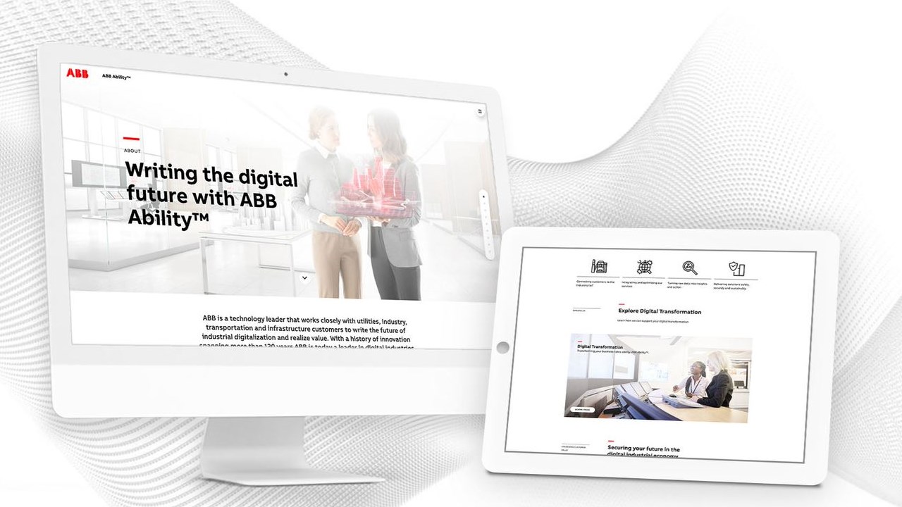 Customer is key @ ABB’s new website for digital industrial solutions