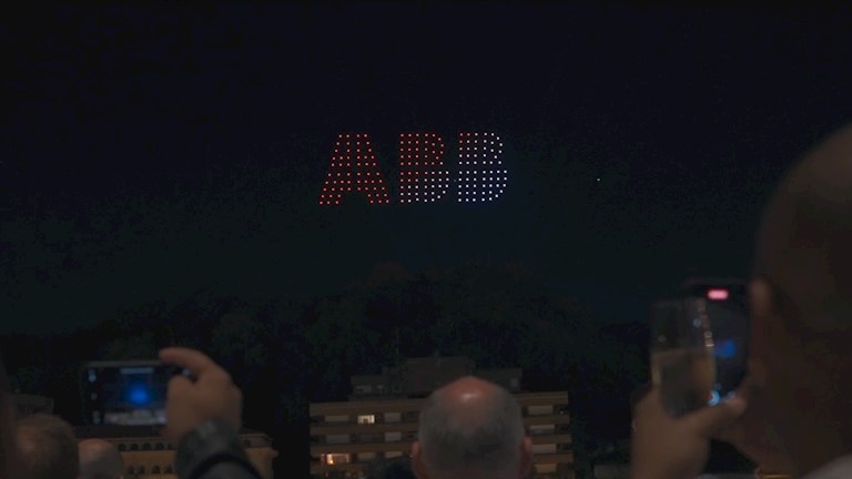 ABB lights up Bilbao sky with 200 drones