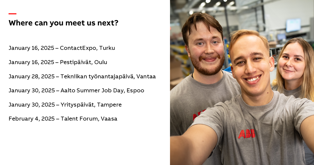 ABB offers around 800 summer internships – application period now open ...