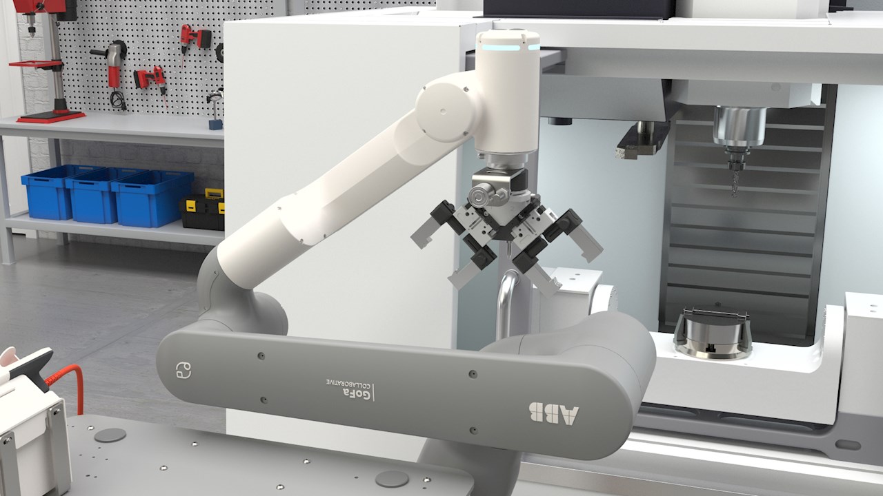 ABB auf der Motek 2024: Flexible und kollaborative Robotik für die Maschinenbeschickung