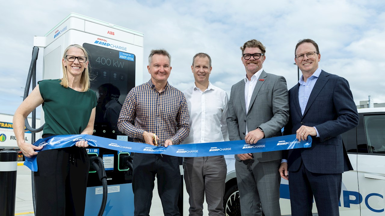 ABB and Ampol roll-out first ultra-fast chargers in Australia | News center